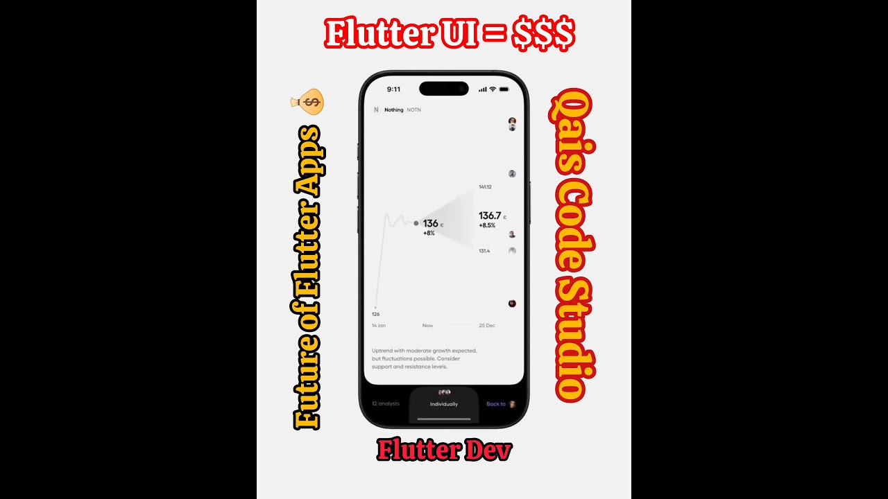 Future Investment Ideas in Flutter | App UI Short | Experts Predict #coding #flutter #mobileapp