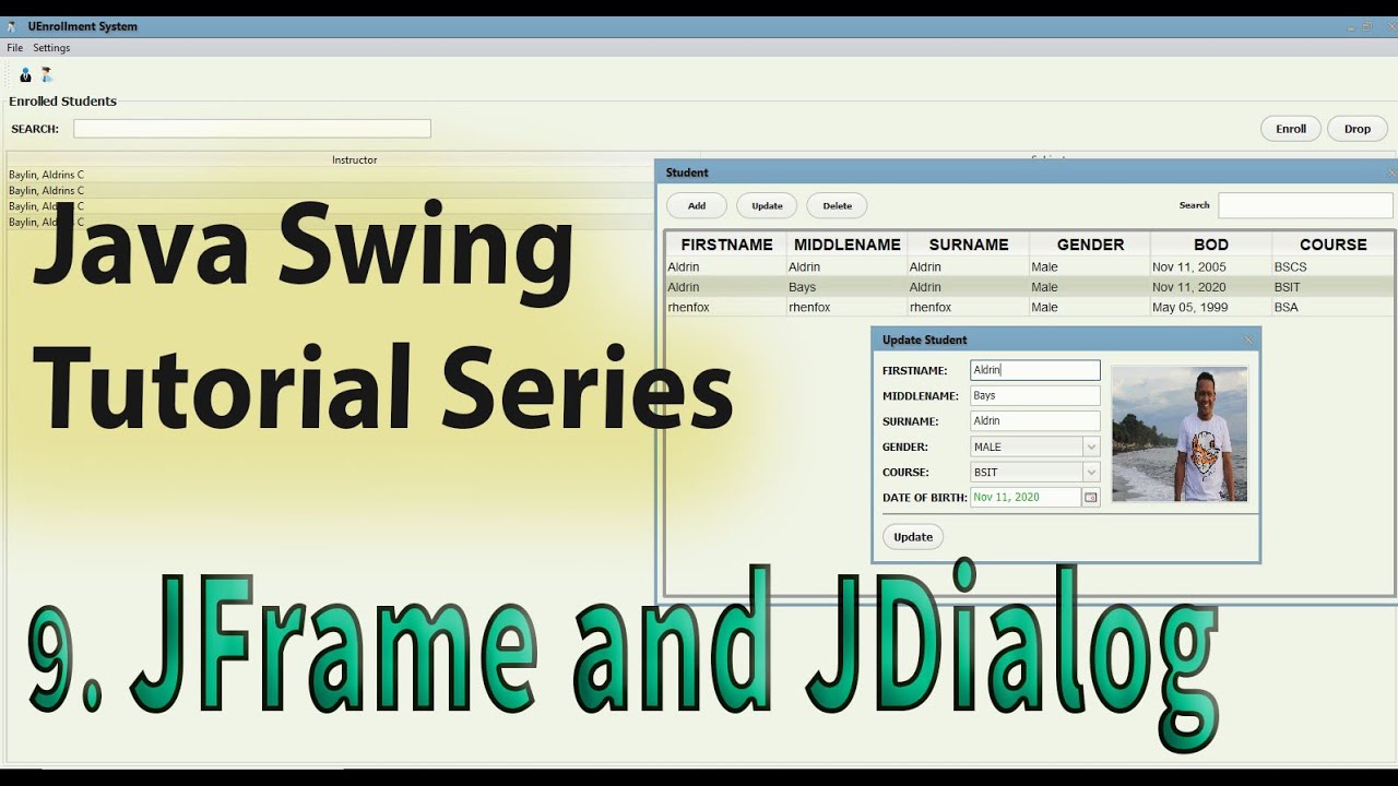 Java Swing Tutorial: 9. JFrame and JDialog wrong execution using Netbeans | Tagalog