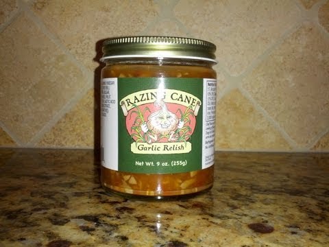 Sizzlin' Sauces "Razing Cane" Garlic Relish Review