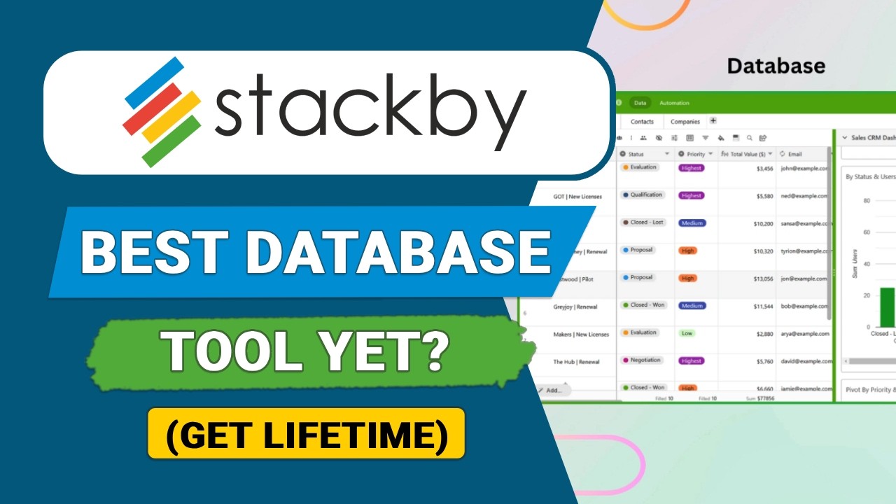 Create Custom Databases & Automate Tasks – Stackby Lifetime Deal 2026