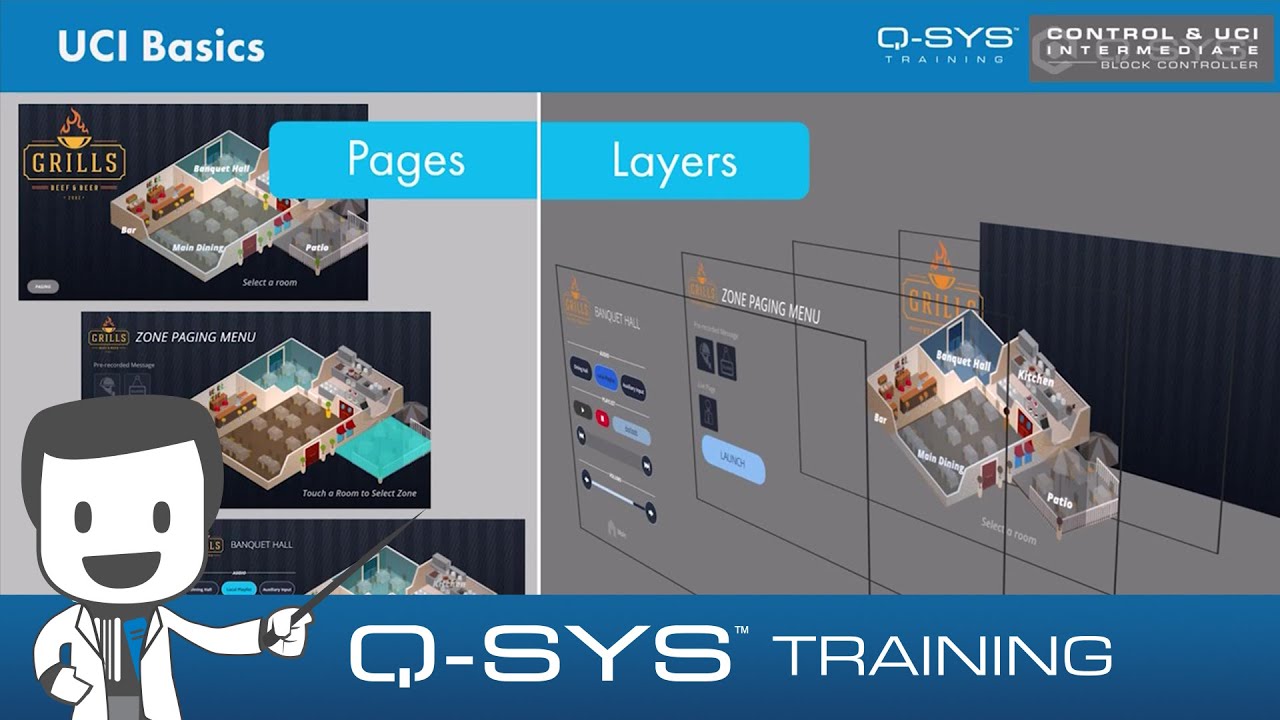 Q-SYS Training  |  Control and UCI INTERMEDIATE - B1 - UCI Basics