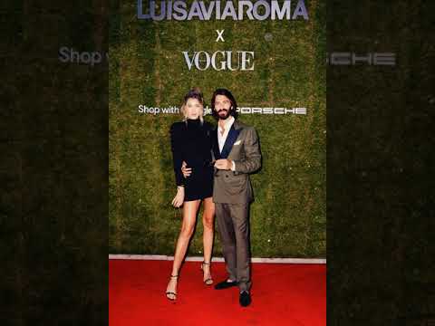 Jessica Serfaty with Husband Leonardo Maria Del Vecchio