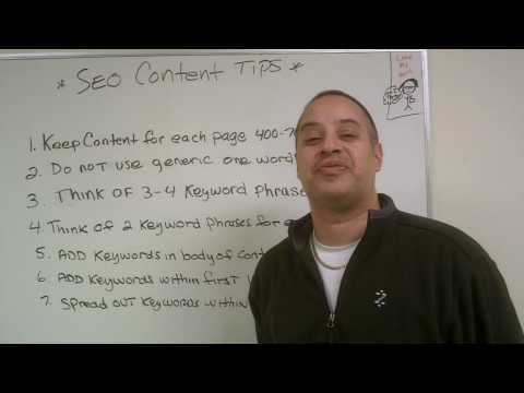 SEO Content Writing Tips