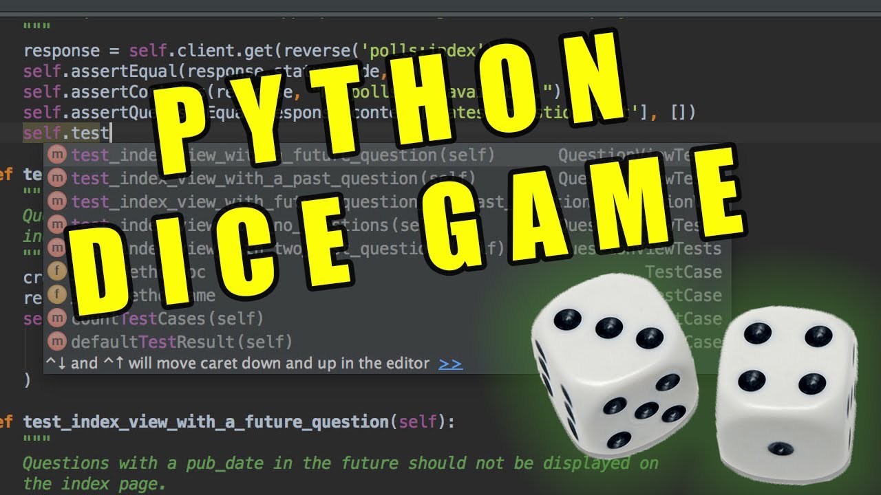 Beginner Dice Game tutorial in Python 3