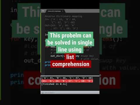 Swap key value of python dictionary