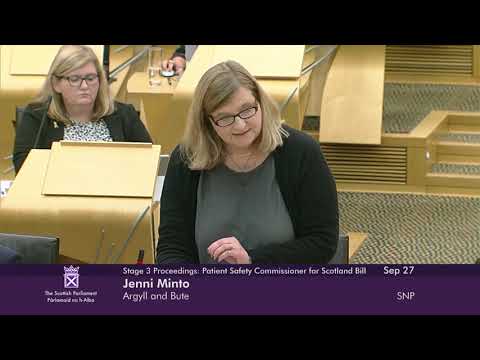 Stage 3 Proceedings: Patient Safety Commissioner for Scotland Bill (Part 2) - 27 September 2023