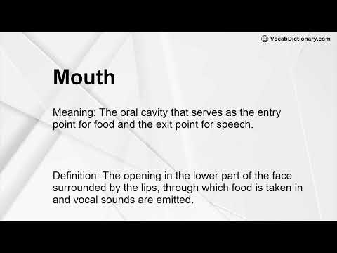 Mouth Meaning