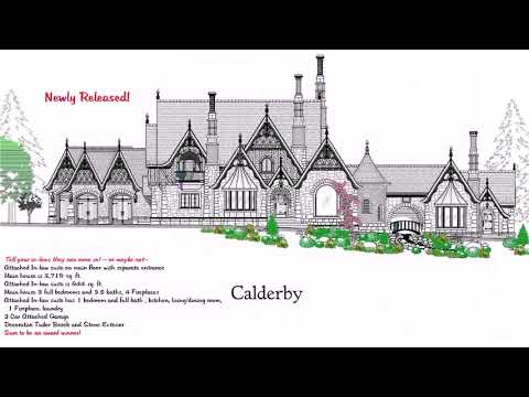 One Level English Cottage House Plans (see description)