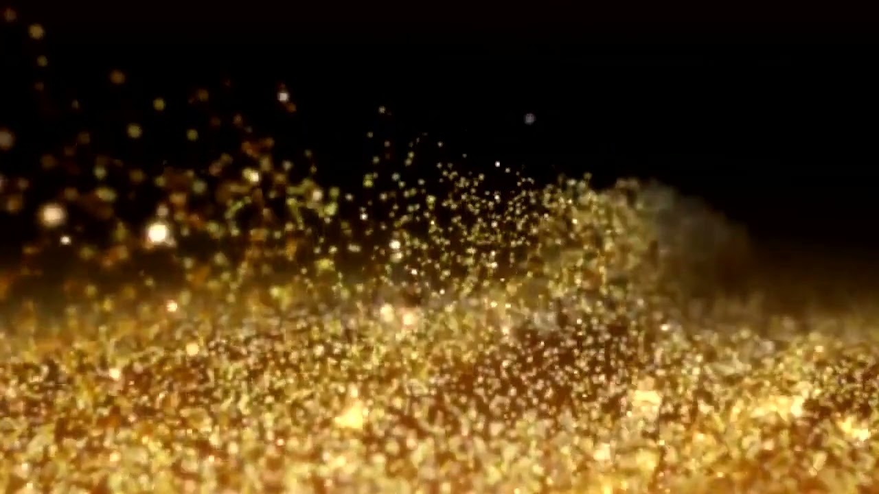 VIDEO BACKGROUND gold glitter HD EFFECT 1