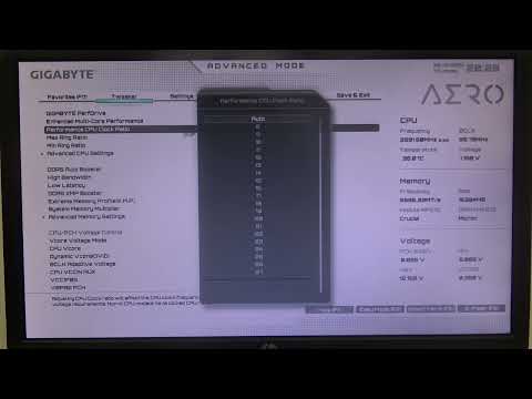 How To Manage Performance CPU Clock Ratio On Gigabyte Z790 Series Motherboard