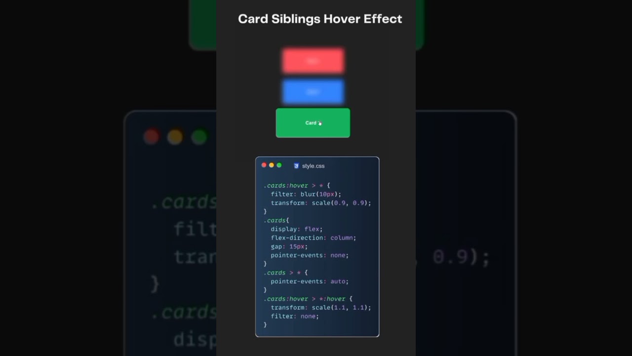 Hover effect in css #javascript #css #programminglanguage #coder #python #codingtime #react