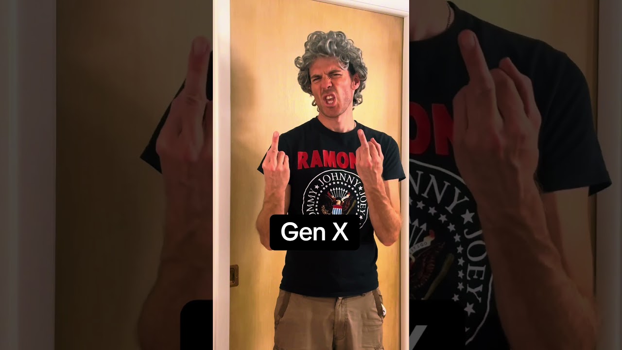 Gen X Vs Gen Z current battle #genx #genz #millenials #xennial #comedyshorts #tiktoktrend #actor