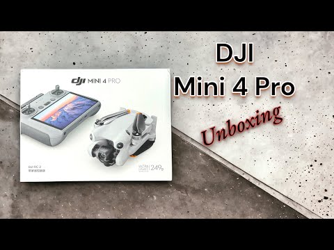 Dji Mini 4 pro with RC 2 unboxing