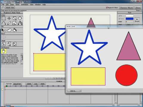 Anime Studio 8 Tutorial: Pan Tool