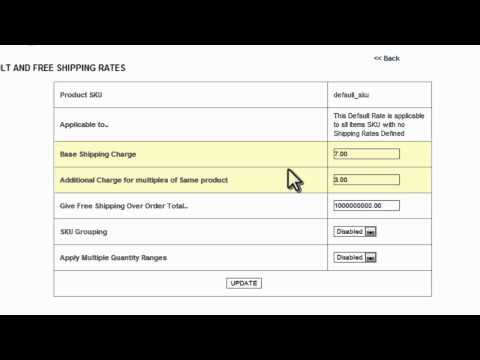 VM2 - Video 9: Virtuemart Shipping - Create Default Shipping Rates