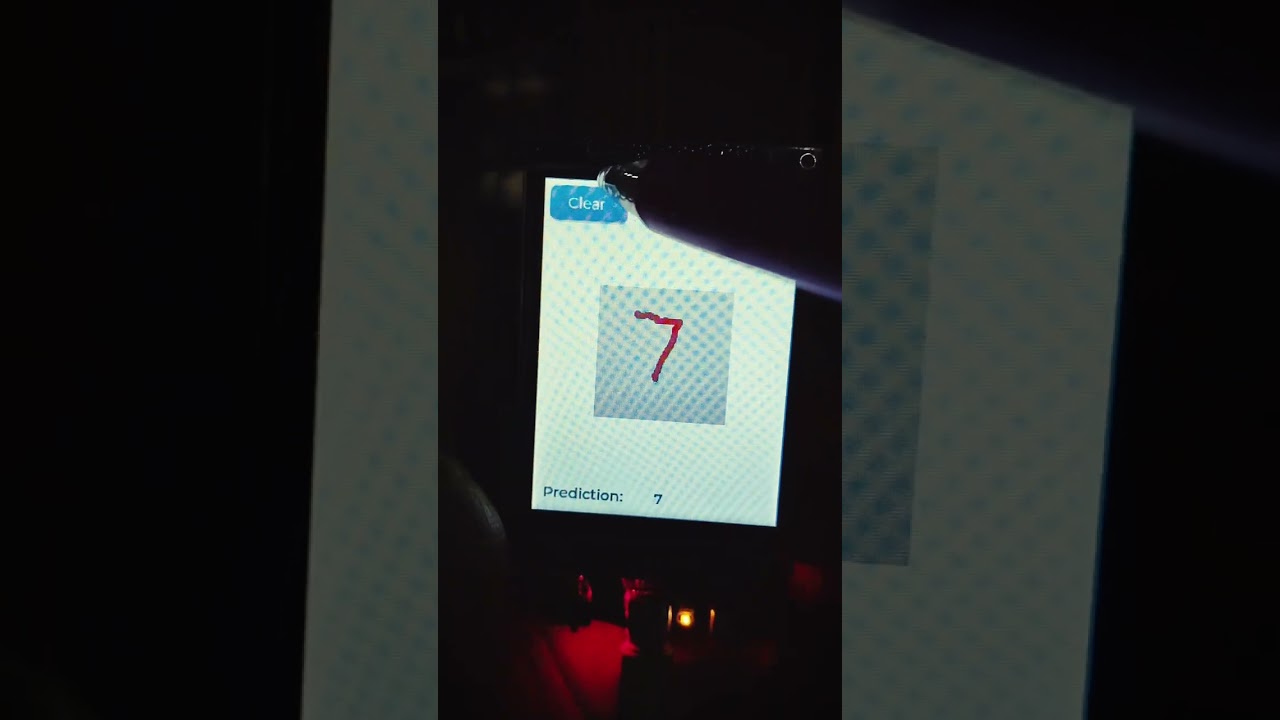 ESP32S3 Digit Recognition in LVGL V2