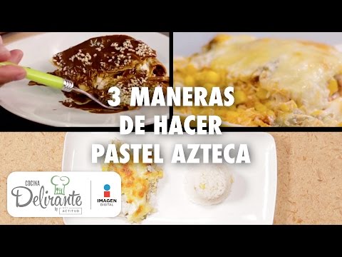 3 recetas de pastel azteca