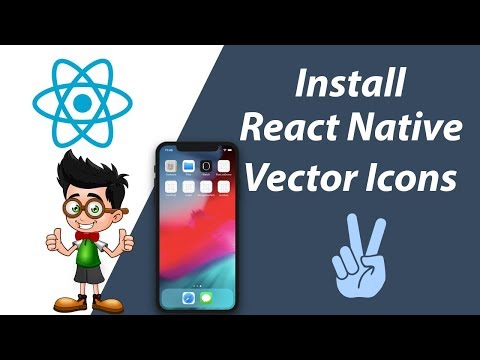 Adding React Native Vector Icons Third Party Library Tutorial