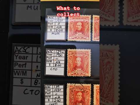 1930 Centenary of Sturt's Exploration Australian Postage Stamps from my collection #collectingstamps