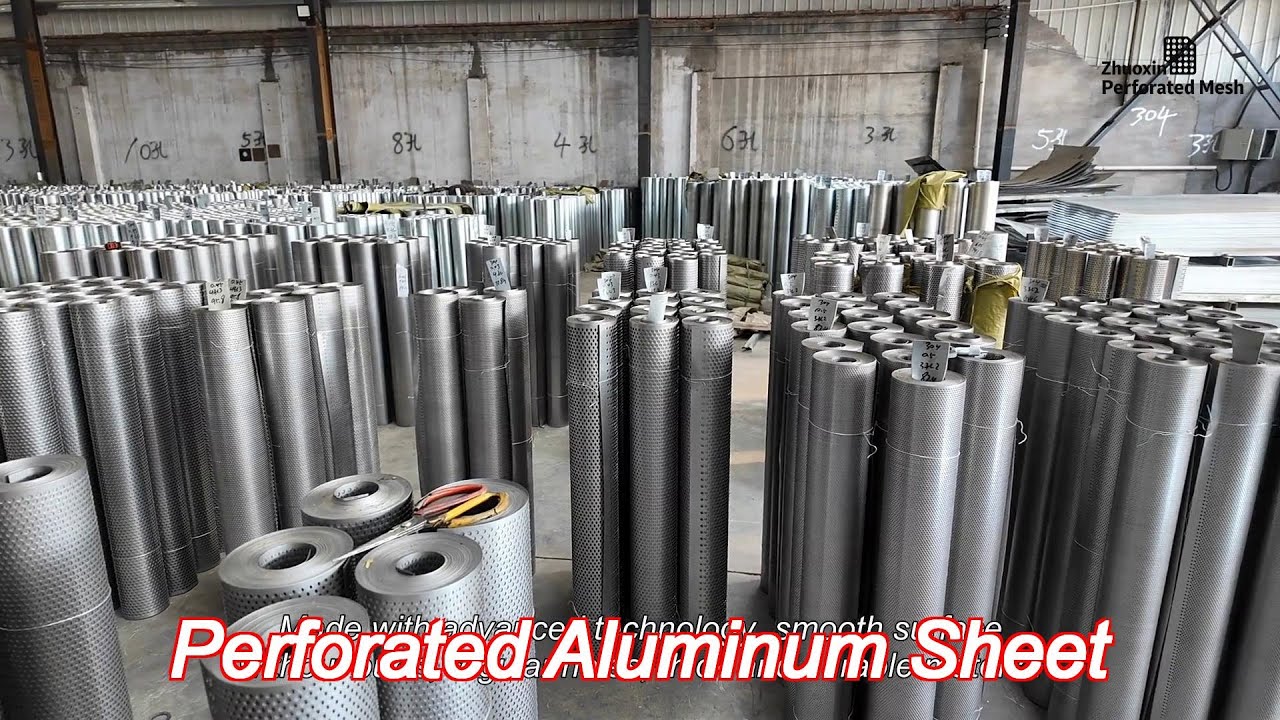 decorative column cladding perforated aluminum sheet with 0.8mm thick