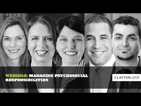 Managing Psychosocial responsibilities