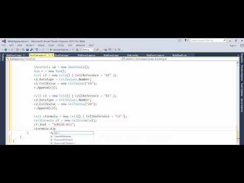 OpenXml - How to create Excel file with formula