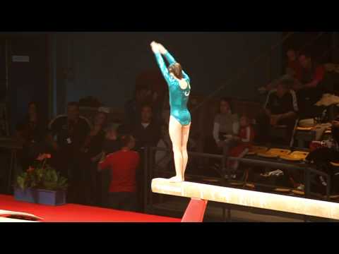 Heaven Latimer – layout 1/1 Beam – Gymnastics Coaching.com