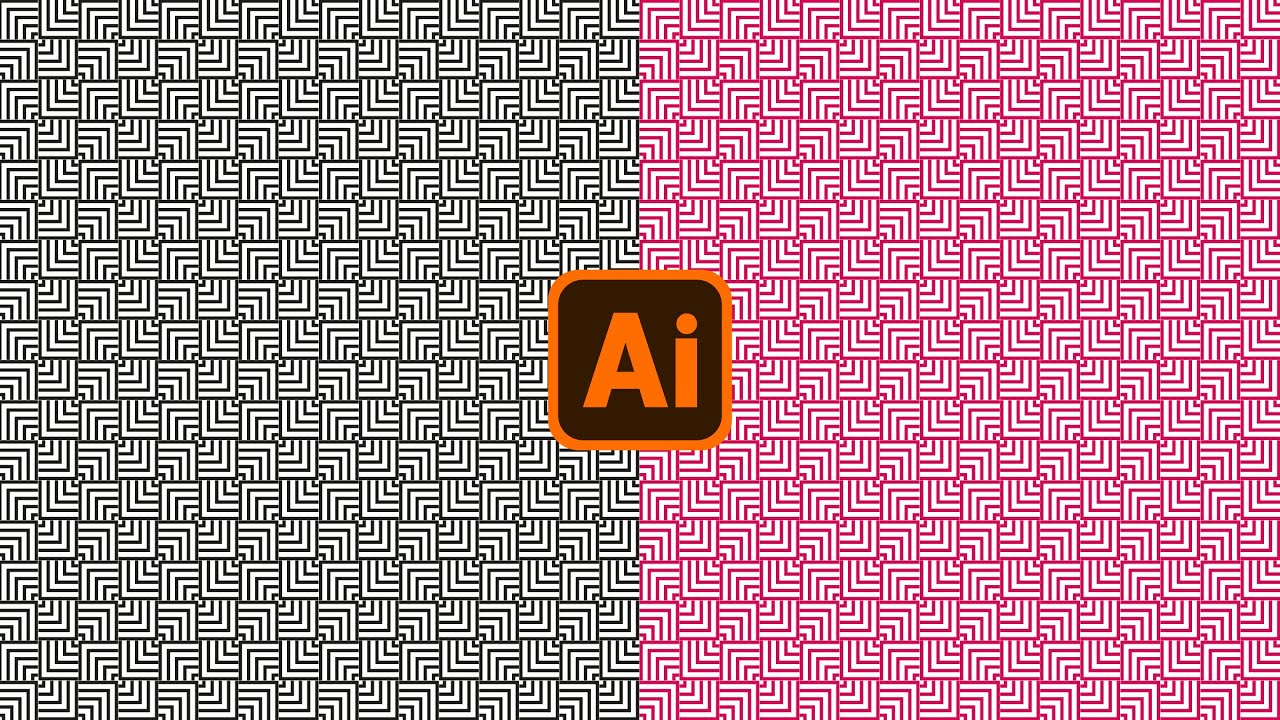 Create Overlapping Pattern | Adobe Illustrator CC Tutorial