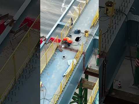 Highway #bridge engineering #steel structure #road and bridge construction #construction site photos