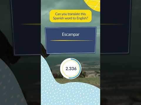 Spanish Weather Quiz: "Escampar" in English means... #Short
