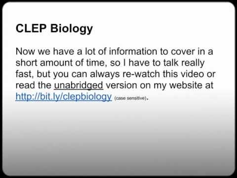 Biology CLEP Tests | Discover this Secret to PASS CLEP GUARANTEED! - PT 1/3