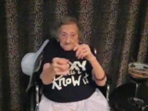 NANA SOPHIE 102 years old shows why "she's sexy and she knows it" LMFAO