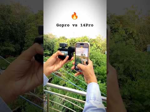 GoproHero11 vs iPhone 14pro Camera Photoshoot Photography Video #gopro #iphone #14pro #shorts