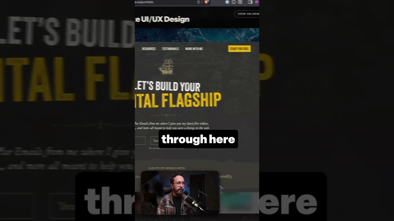 Using Dribbble’s API to work a portfolio into a “link in bio” site