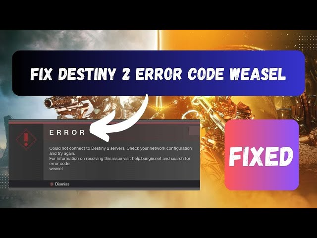 Destiny 2 Season of the Deep error code weasel: How to fix, possible ...