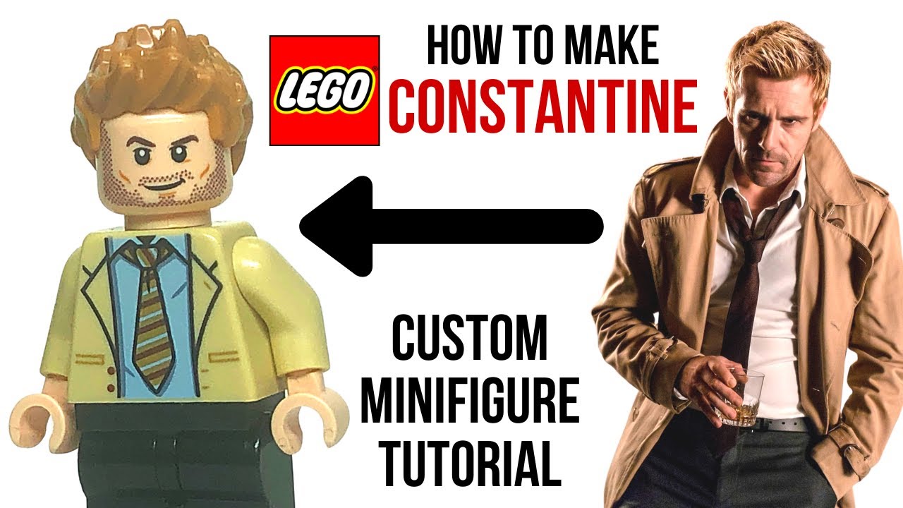 LEGO Constantine - Custom Minifigure Tutorial