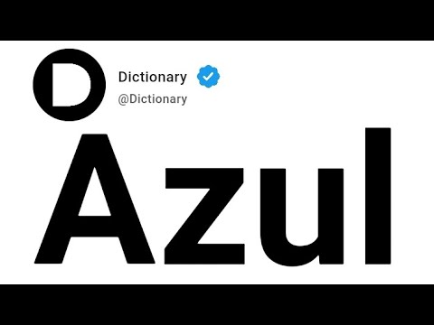 Azul Significado En Inglés