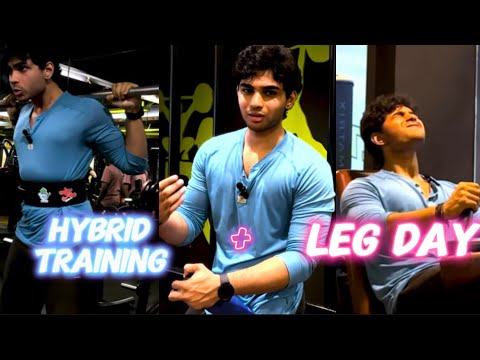 INTRO TO HYBRID TRAINING | NEW ROUTINE | LEG DAY | AKRMENON
