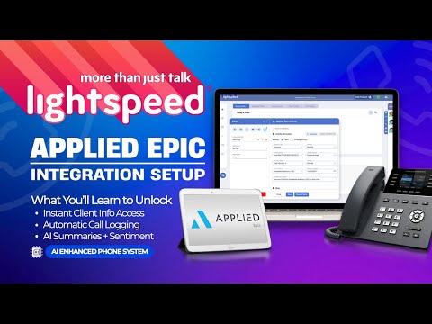 Lightspeed Voice + Applied Epic | Integration Setup