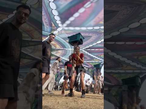 Setare persian girl dance with Na Le (phaxe remix) in O.Z.O.R.A festival