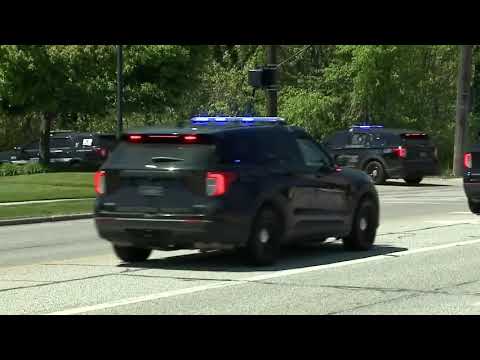 WATCH: Area police departments escorted the body of Sergeant Ean Esposito to a funeral home Sunda