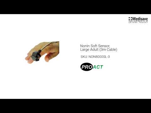 Nonin Soft Sensor Large Adult 3m Cable NON8000SL 3