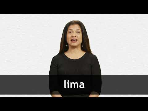 English Translation of “LIMA” | Collins Spanish-English Dictionary