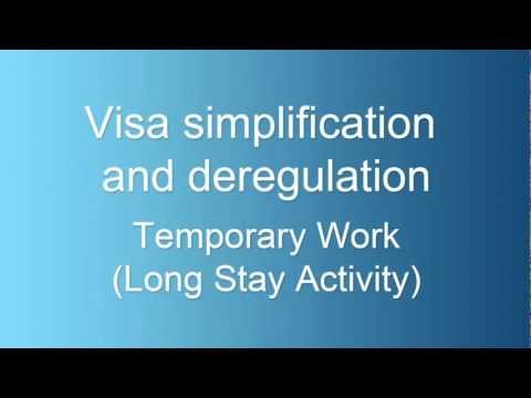 Temporary Work (Long Stay Activity) visa changes