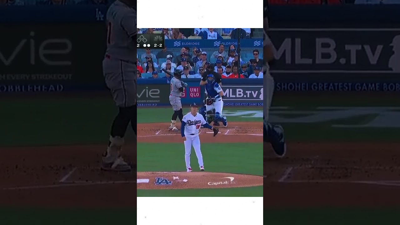 Yoshinobu Yamamoto was throwing straight gas on opening day...🔥