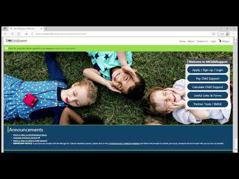 MiChildSupport Website Intro