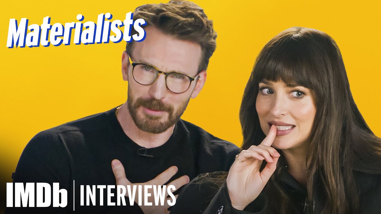 DAKOTA JOHNSON & CHRIS EVANS: Co-Star Kisses & Instant Friendship in Materialists | IMDb