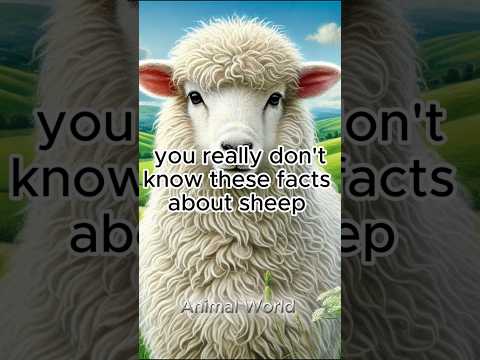 Interesting facts about Sheep. Mind-blowing animal facts you’ve never heard before #animalfacts