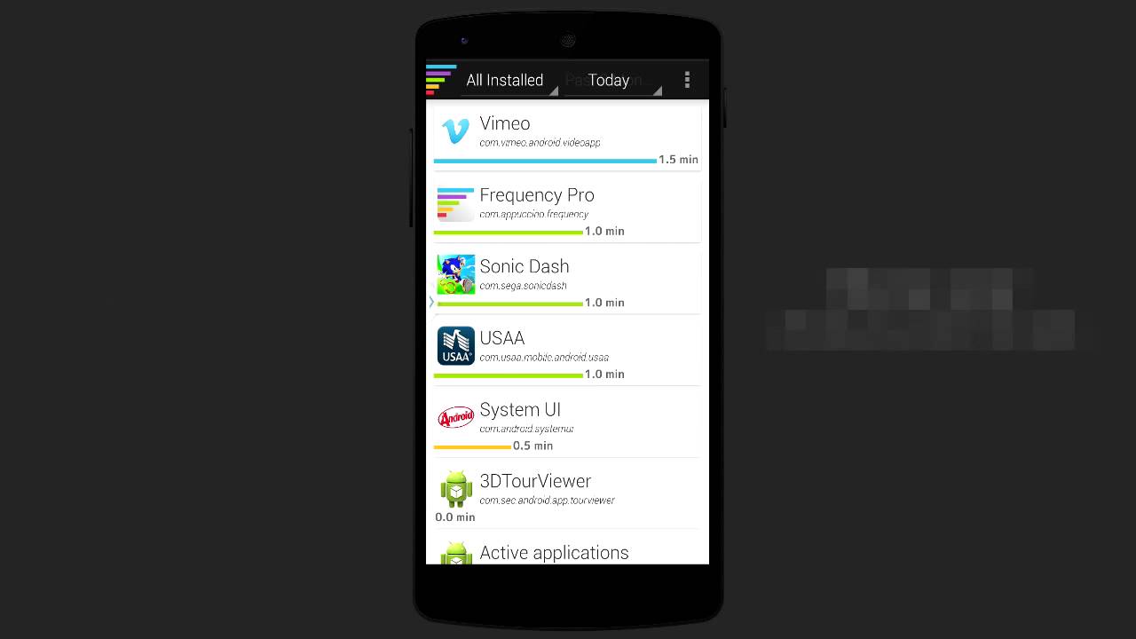 Frequency: App Usage Tracking (Android App)