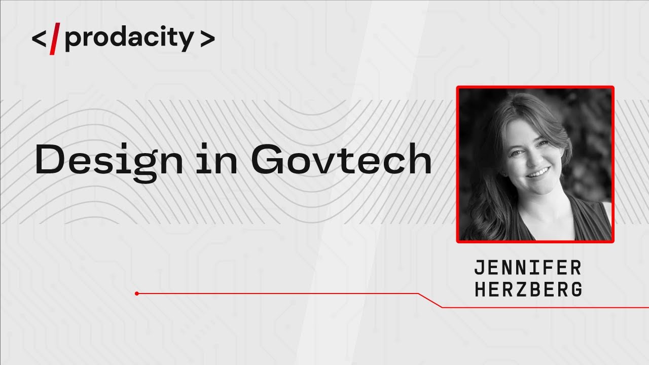 Prodacity: Design in Govtech